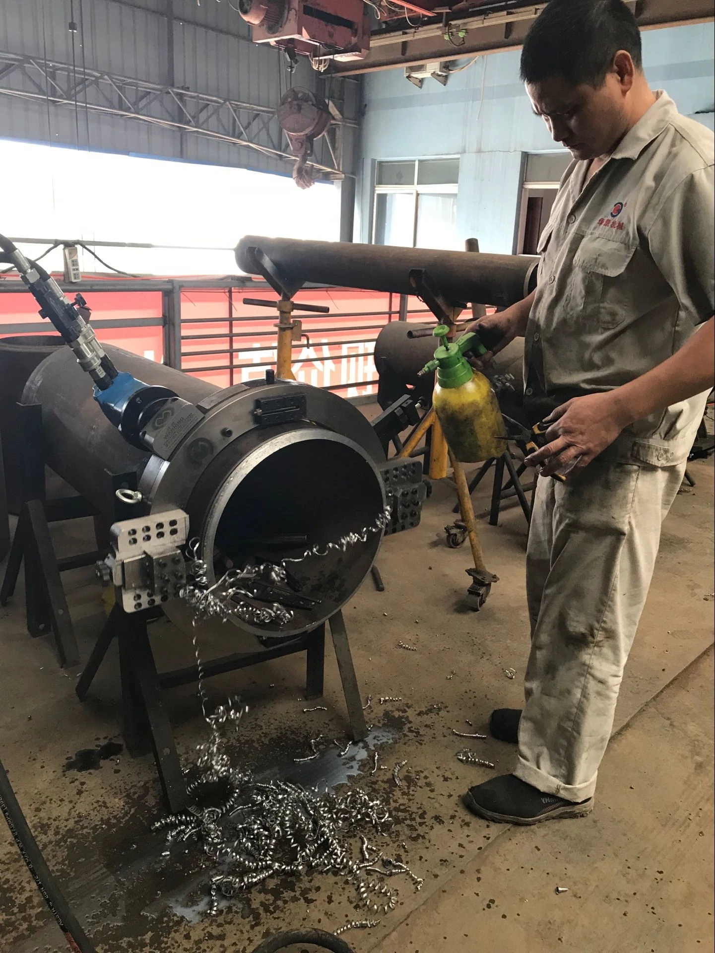 Heavy Wall & Large Size Explosion Proof Pipe Cutting And Beveling ...