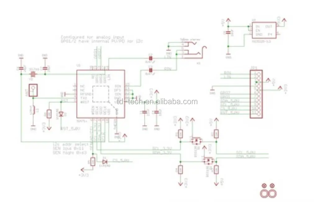 Taidacent I2C Digital Wireless Microphone Surveillance Si4713 FM Stereo ...