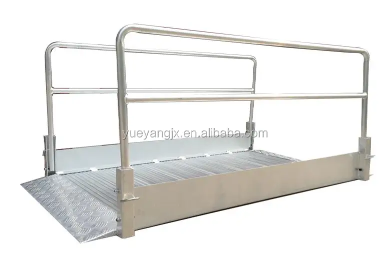 High Strength Aluminium Gangway with Ramp and Handrail