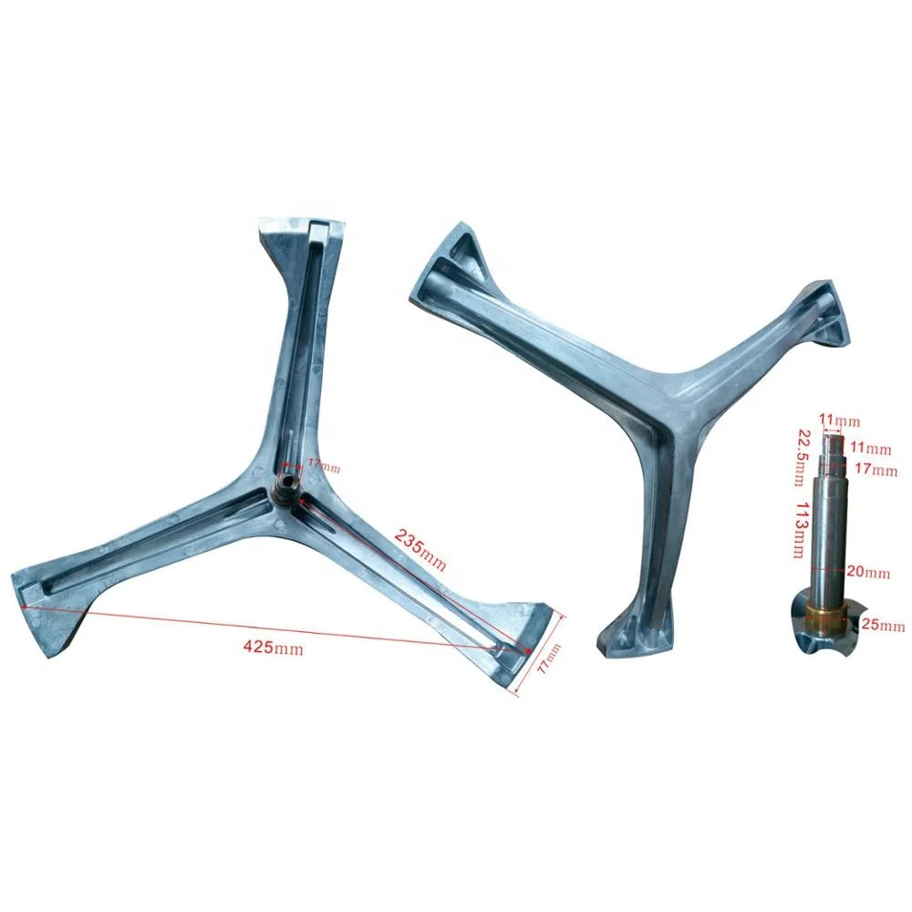 Flange Steel Bracket Drum Shaft Front Loading Parts Washing Machine ...