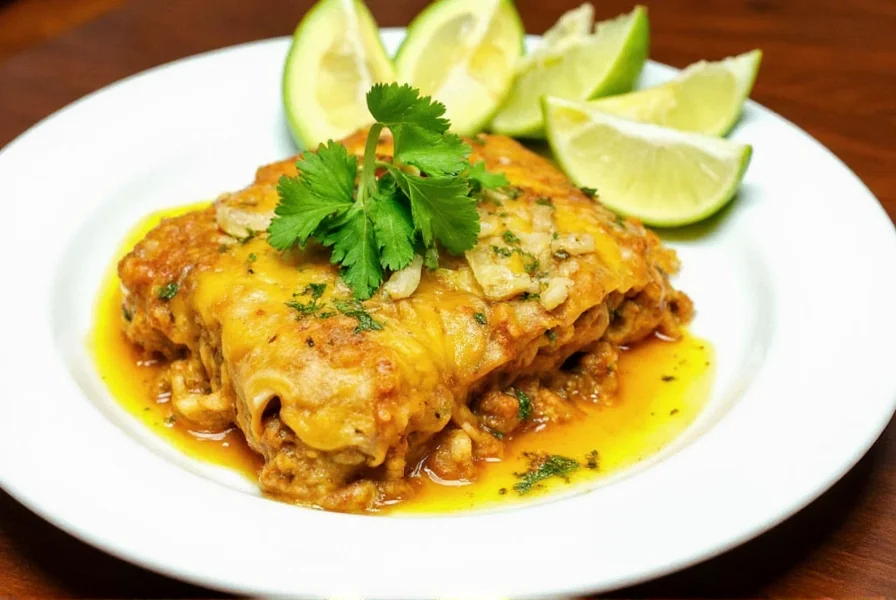 Resep Green Chili Chicken Enchilada Casserole Praktis & Lezat