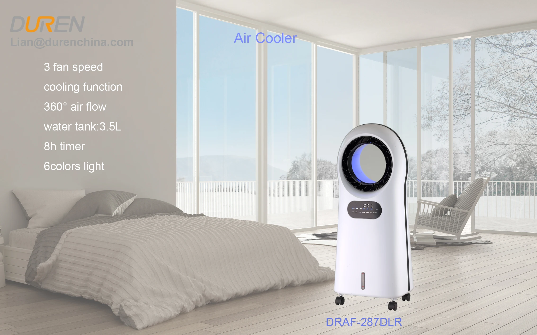 New Design 360 air Flow air Cooler Digital Cooling Fan| Alibaba.com
