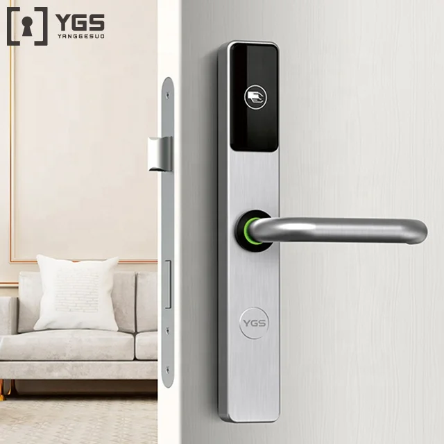 Ygs Tcp Ip Wireless Sliding Door Hotel Room Door Handle Locks - Buy ...