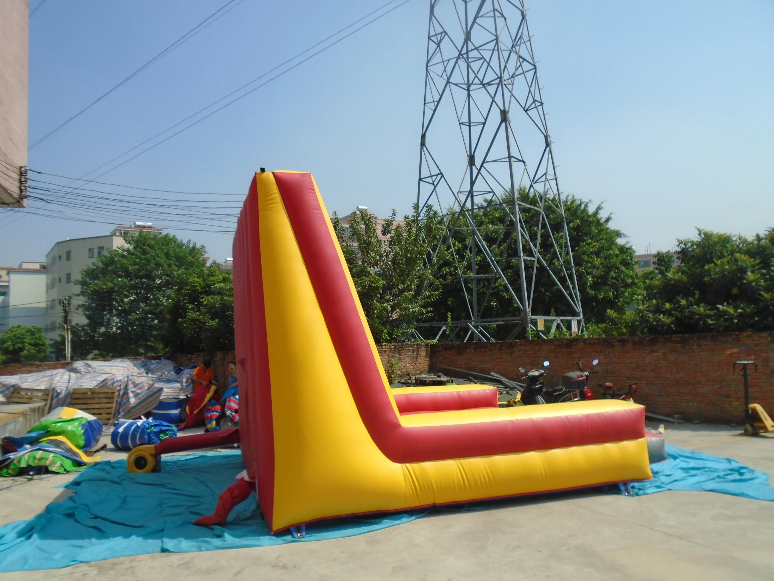 Stick on Wall Panels Inflatable Sticky Fly Wall Carnival Games