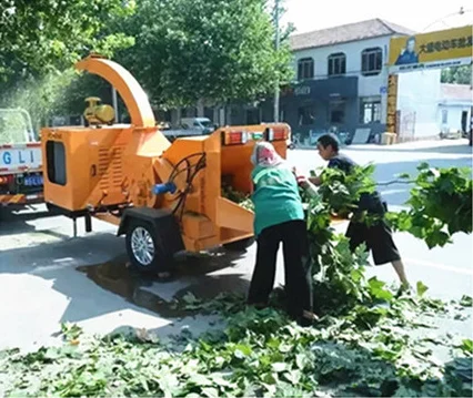 Palm Leaves Wood Chipper Machine - Efficient Tree Branch Crusher