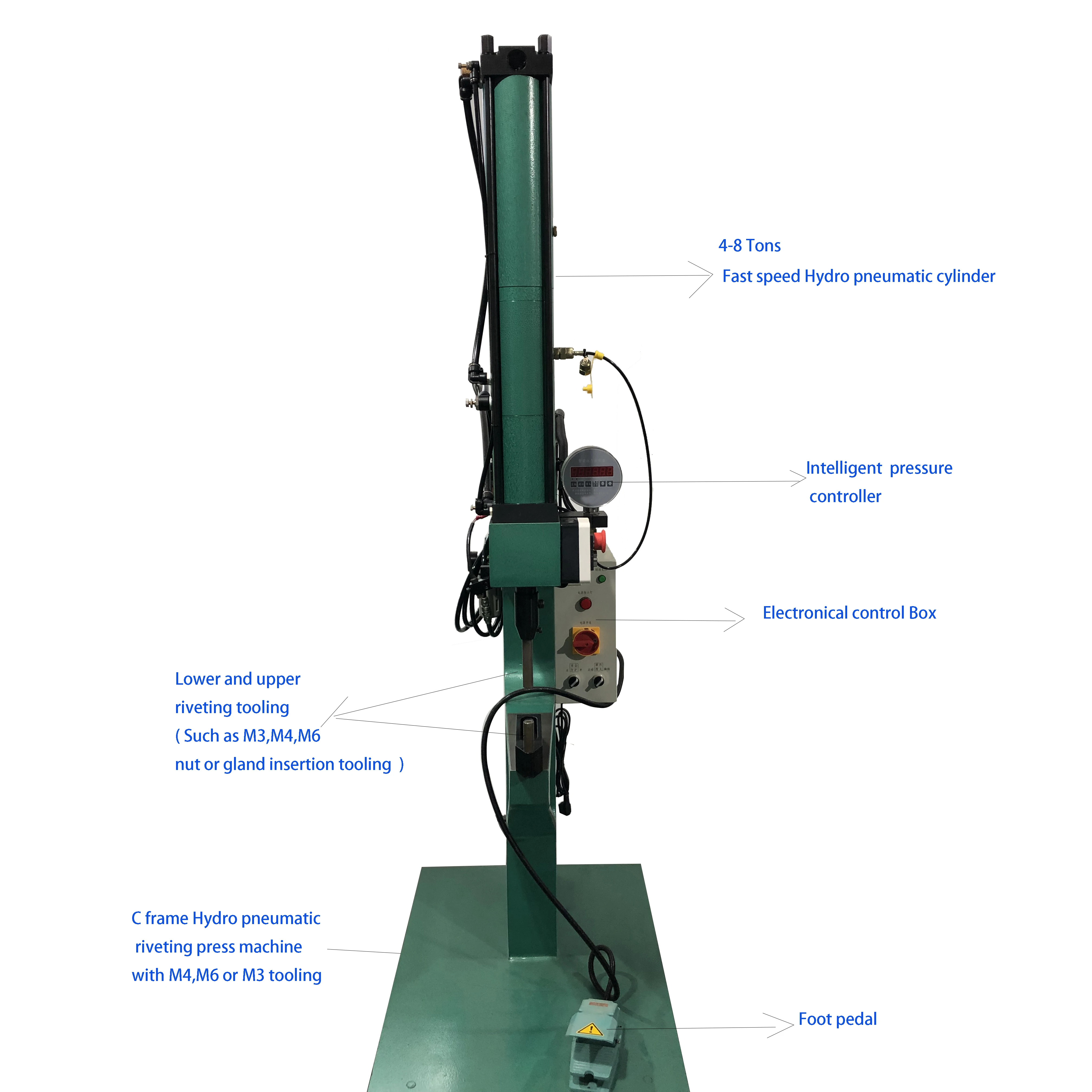 USUN ULYP 8 Tons Pneumatic Self Clinching Fastener Machine