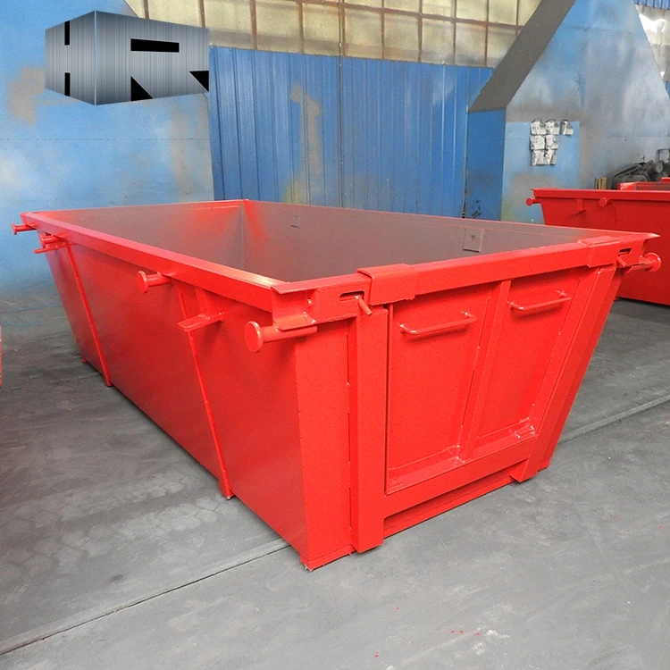 4m Metal Garbage Scrap Metal Rubbish Skip Bin / Container - Buy Skip ...