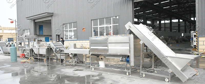 Fully Automatic Frites Surgeler Processing Plant Frozen French Fries ...