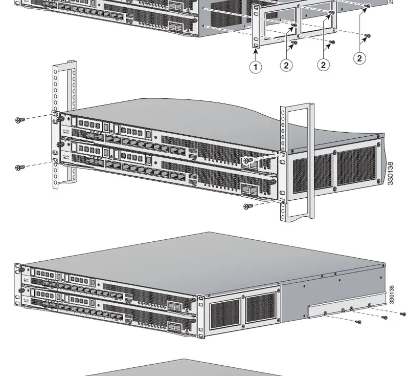The Whole Rail And Rack Kit Asa5585-rail-kit= For Cisc0 Asa5585-s20x-k9 ...
