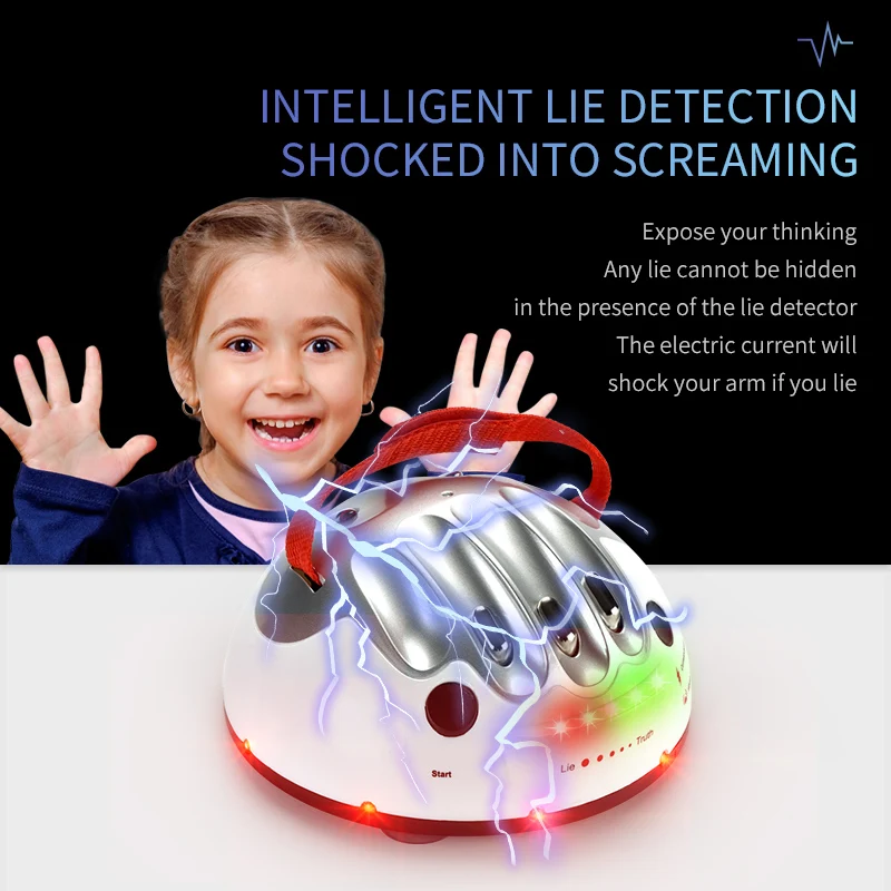 Lie Detector Toy Micro Electronic Shocking Liar Torch Novelty Liar Toys ...