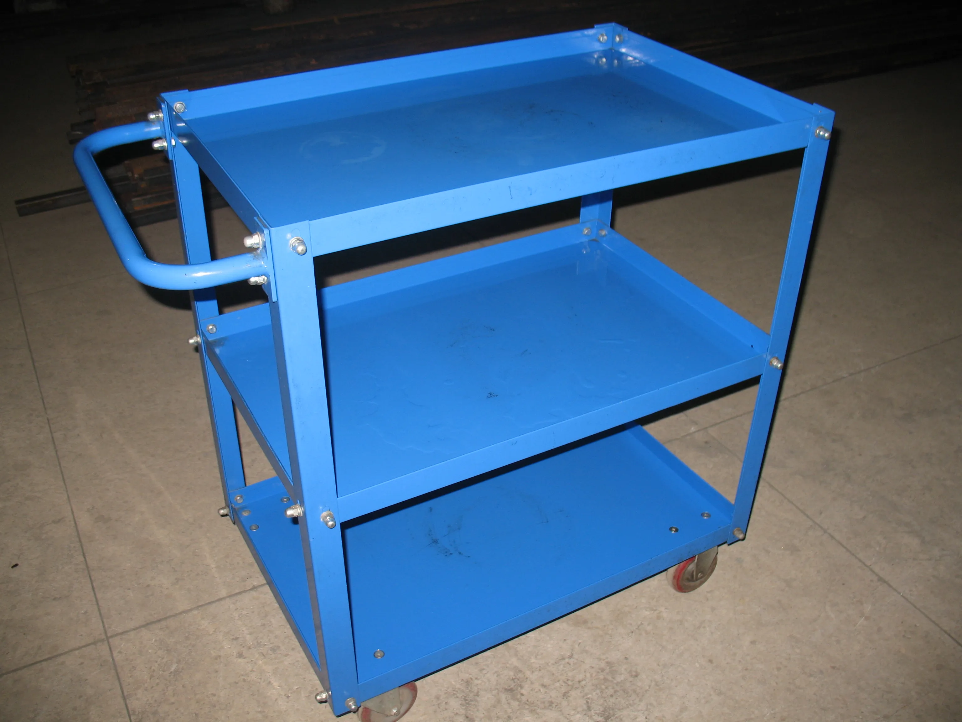 Materialtransporter 3-layer Werkstattwagen with lockable Drawers and ...