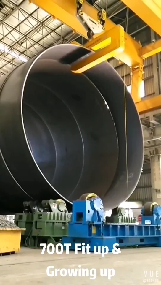 7m Monopile Welding Production Line Automatic Column Boom Pipe Welding ...