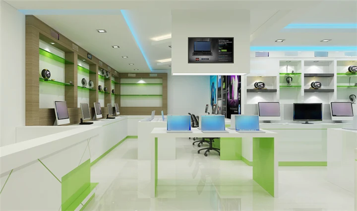 Professional Laptop Showroom Design - Enhance Retail Display