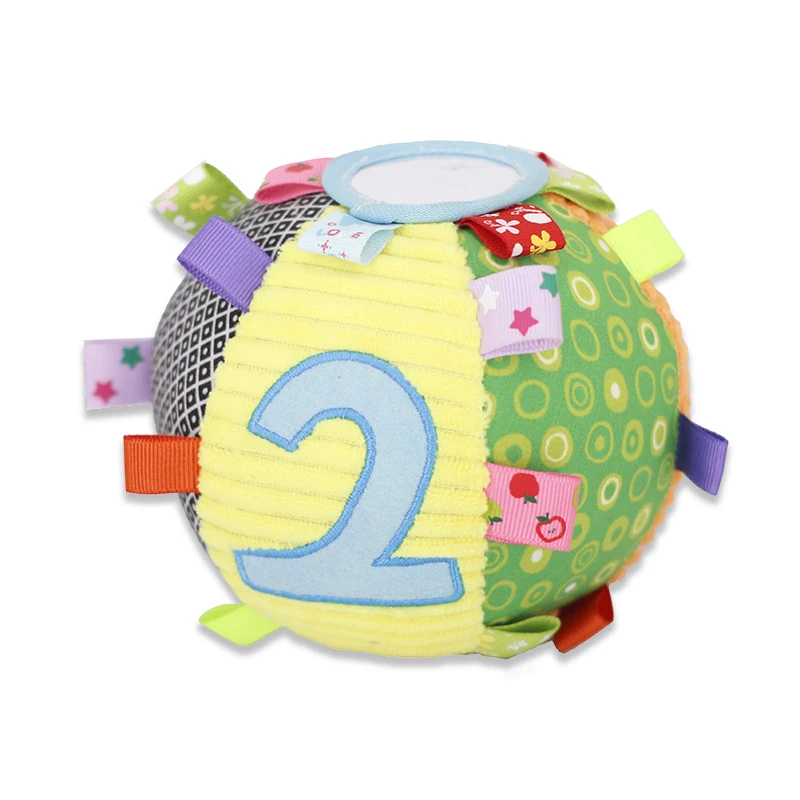 Funny Baby Soft Plush Educational Ball Toys Different Colors Stuffed ...