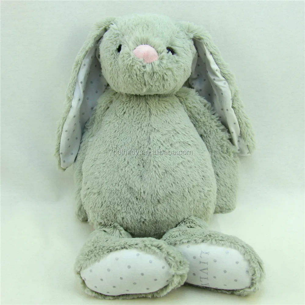 Oaini Gray Rabbit Gift For Children Christmas Gift Custom Plush Soft ...