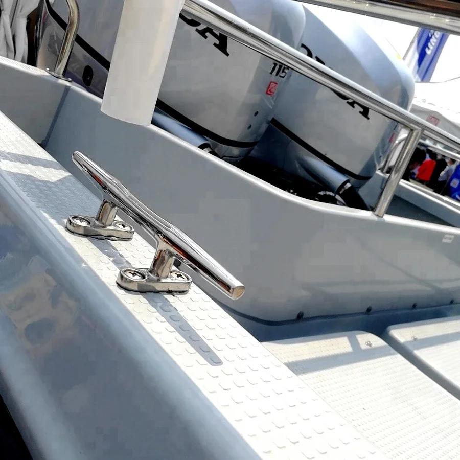 High Polished Ss316 Boat Cleat Marine Anchor Dock Deck Line Rope Cleat ...