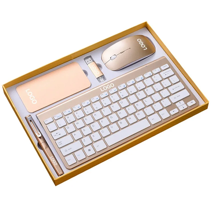 Luxury Corporate Gift Set - Unique Wireless Mouse Keyboard