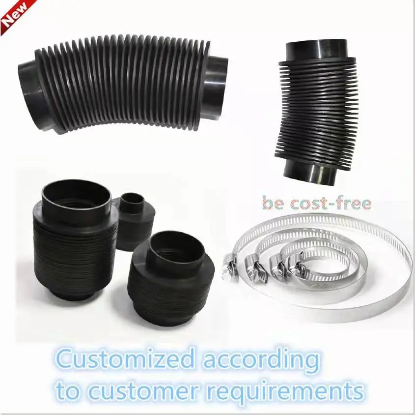 Customizable Flexible Cylinder Telescopic Bellows Cover For Ball Screw ...