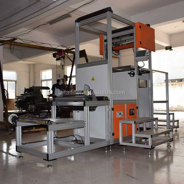 LEITAI Separate HEPA Glass Fiber Pleating Machine for Air Filter Making ...