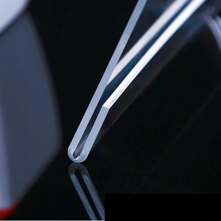 Acrylic Desk Label Display Stand,V Shaped Transparent Acrylic Table Top ...