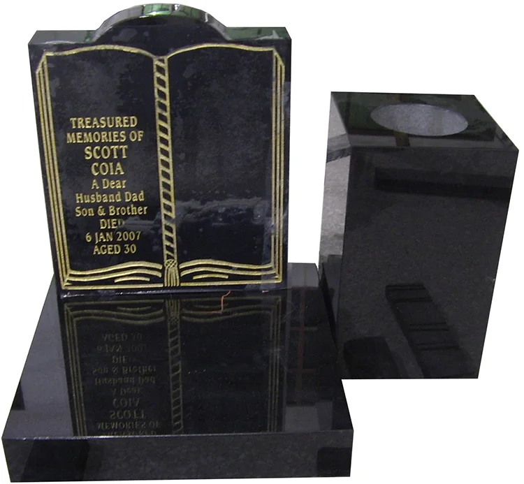 Wholesalers Small Monuments Avbob Granite Shanxi Black Tombstone - Buy ...