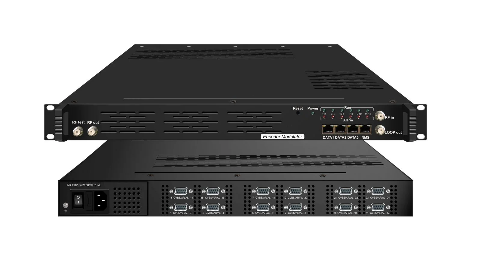 CATV Headend Multi Channel Modulador 20 Channels AV to RF