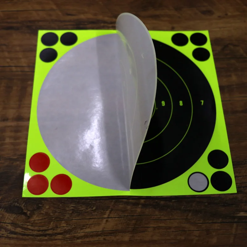 8" 6pcs Instant Feedback Self-adhesive Targets Training Aim Paper ...