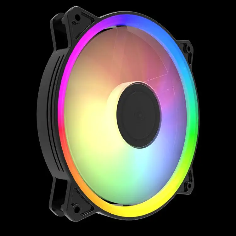 16cm Computer Cpu Cooler Full Rainbow Air Cooling Led Fan - Buy ...