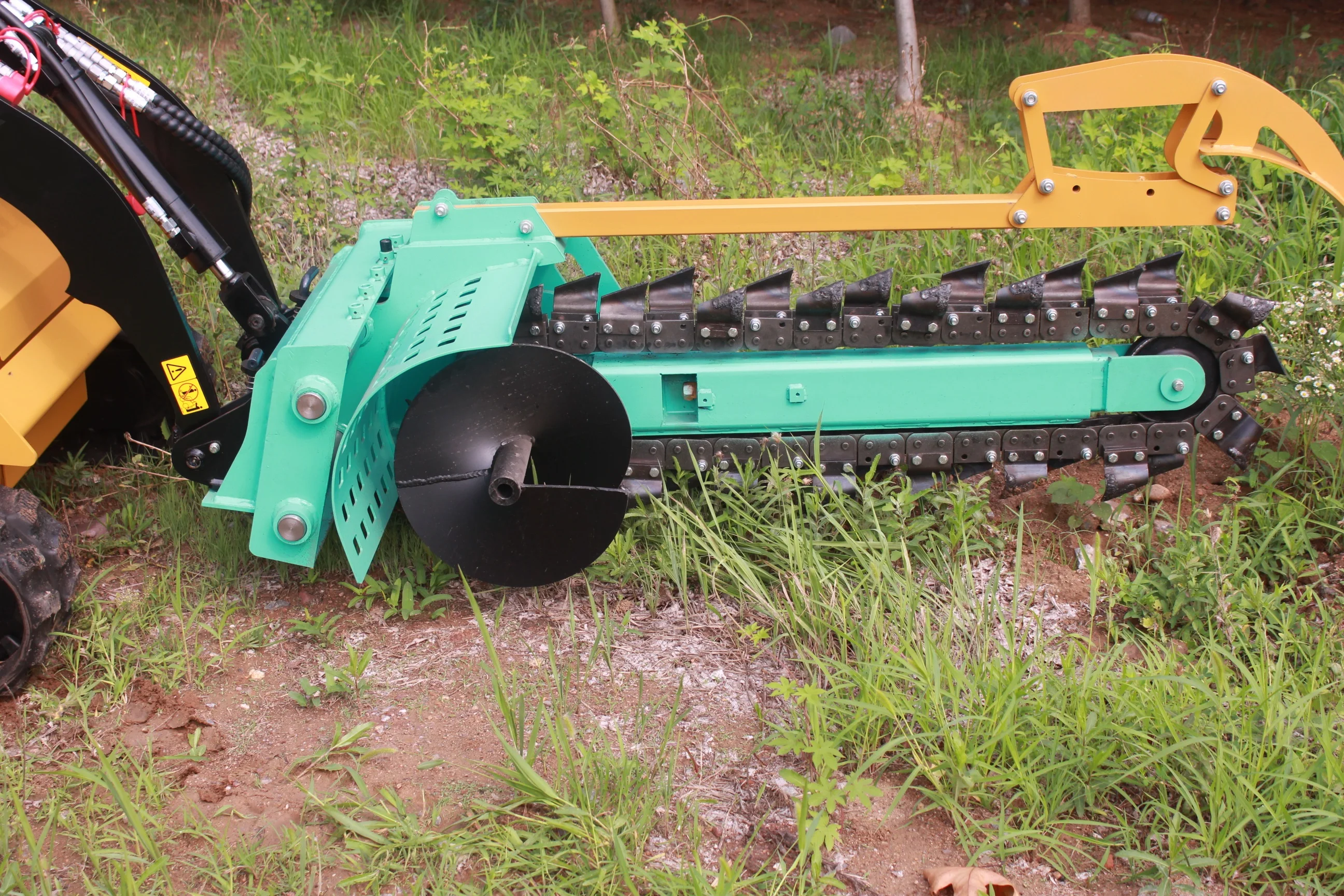 Farm Machinery 25hp Micro Trenching Digging Machine Mini Trencher ...