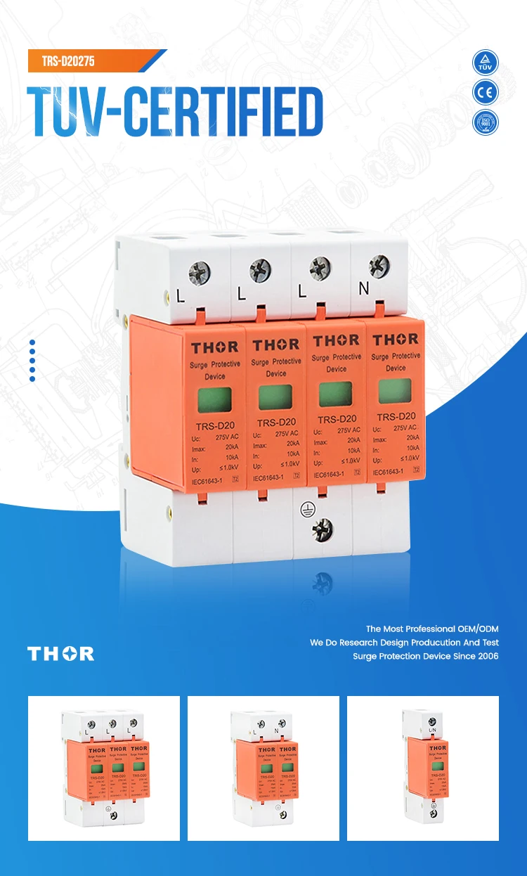 Surge Tvss Devices 220v Power Lightning Protection Ac Surge Protection ...