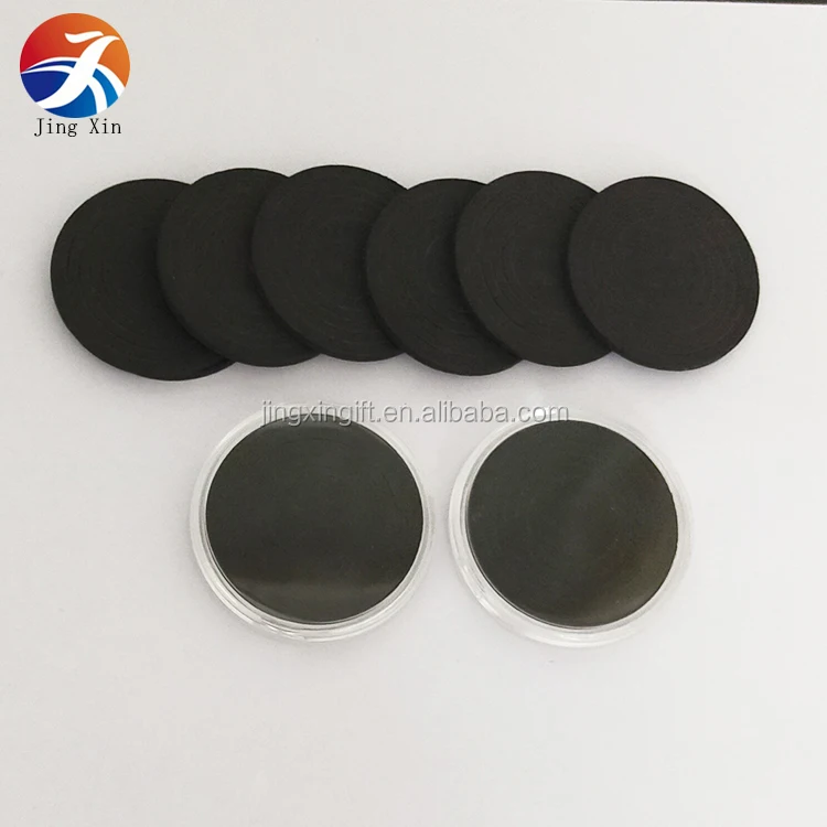 Plastic Coin Holder Capsules - Black Foam Coin Capsule