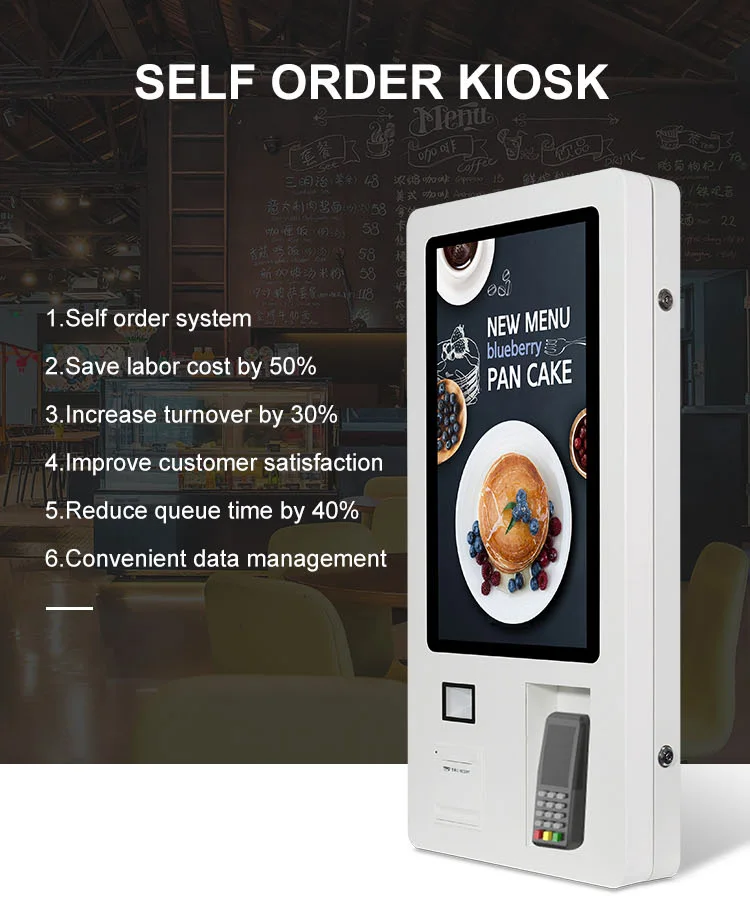 24" 27" 32" Android Operation System Self Order Kiosk,Self Service ...