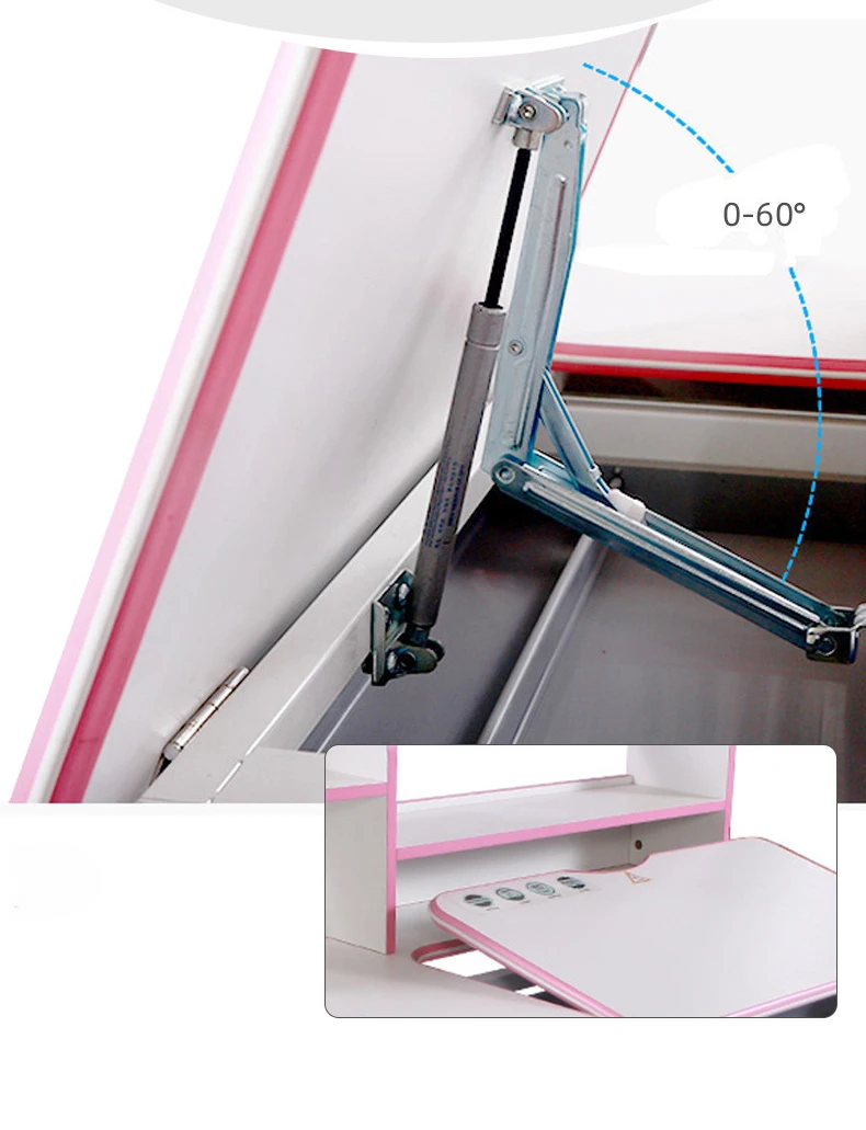 Height Adjustable Hydraulic Table Chair Lift Gas Spring for Desk ...