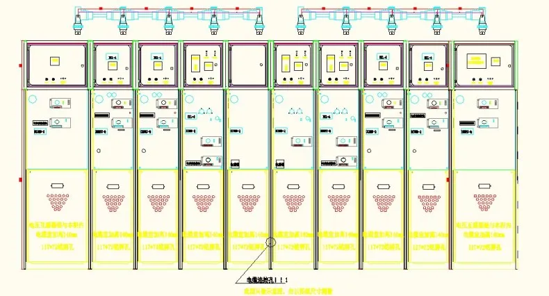 Indoor 6KV 6.6KV 10KV 11KV SF6 Fully Gas insulated Ring Main Unit ...