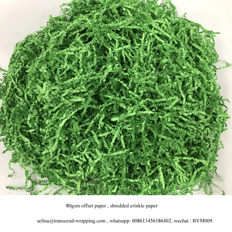Colored Shredded Paper 80gsm Offset Paper - Buy Shredded Paper Product ...