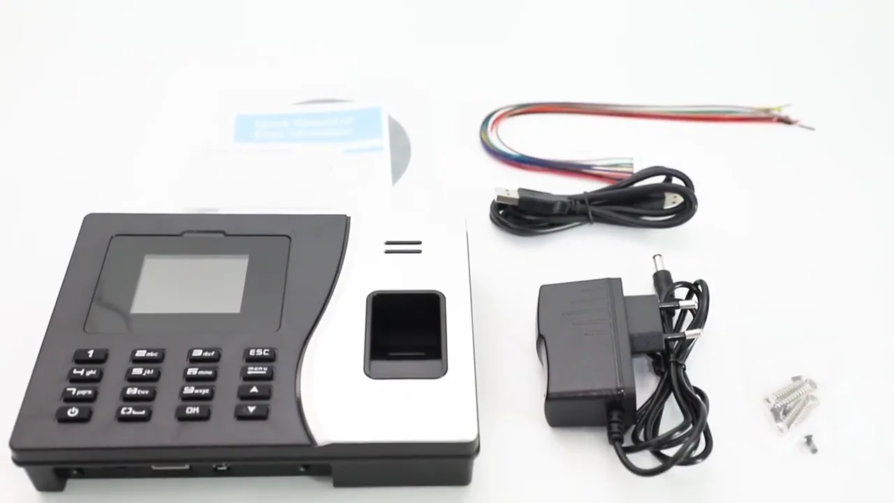 Timmy Tm20 Employee Time Clock Biometric Fingerprint Scanner Time ...
