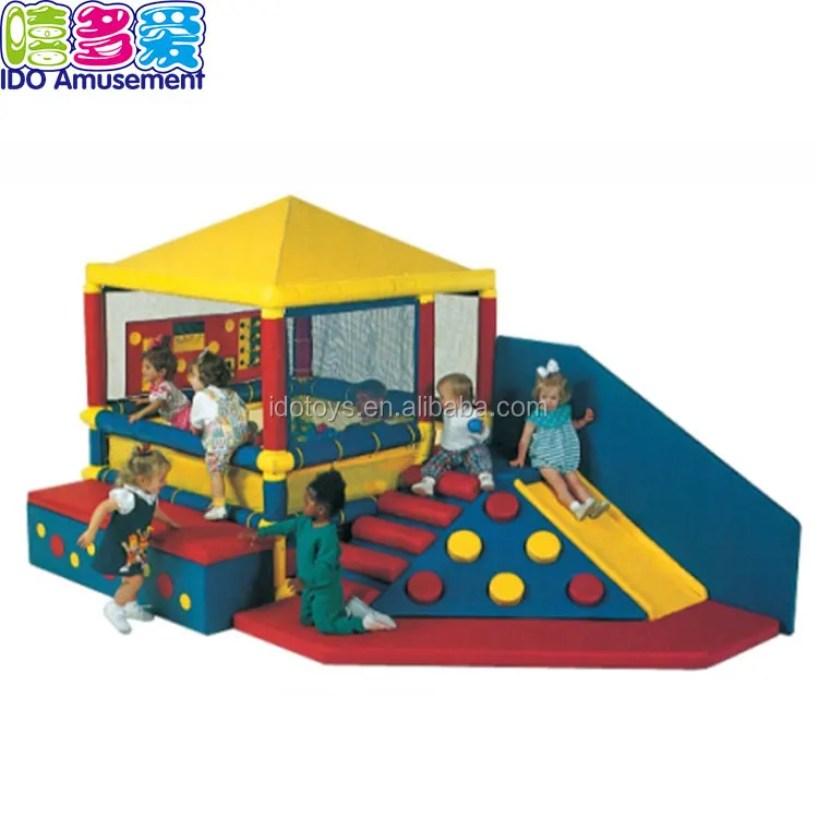 Ido Amusement Customized Size Indoor Soft Foam Play Structures Sets For ...