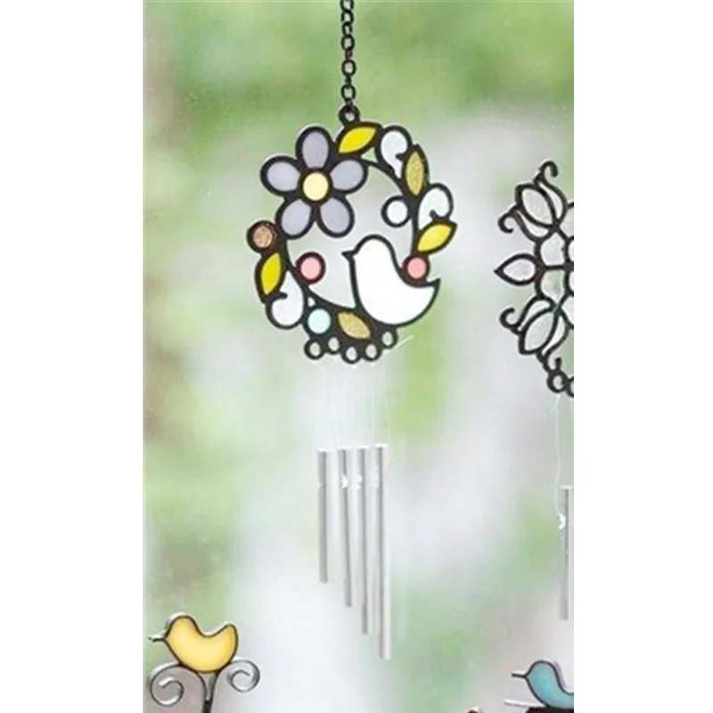Leadlight Blue Flower Stained Glass Suncatchers Hanging Christmas ...