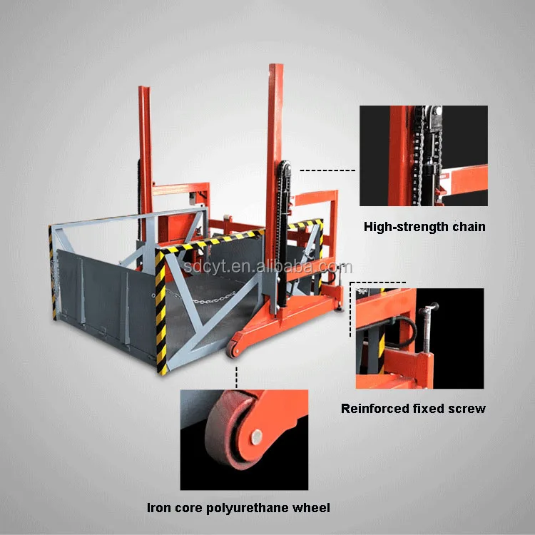 Electric Hydraulic Container Movable Loading Platform - Buy Hydraulic ...