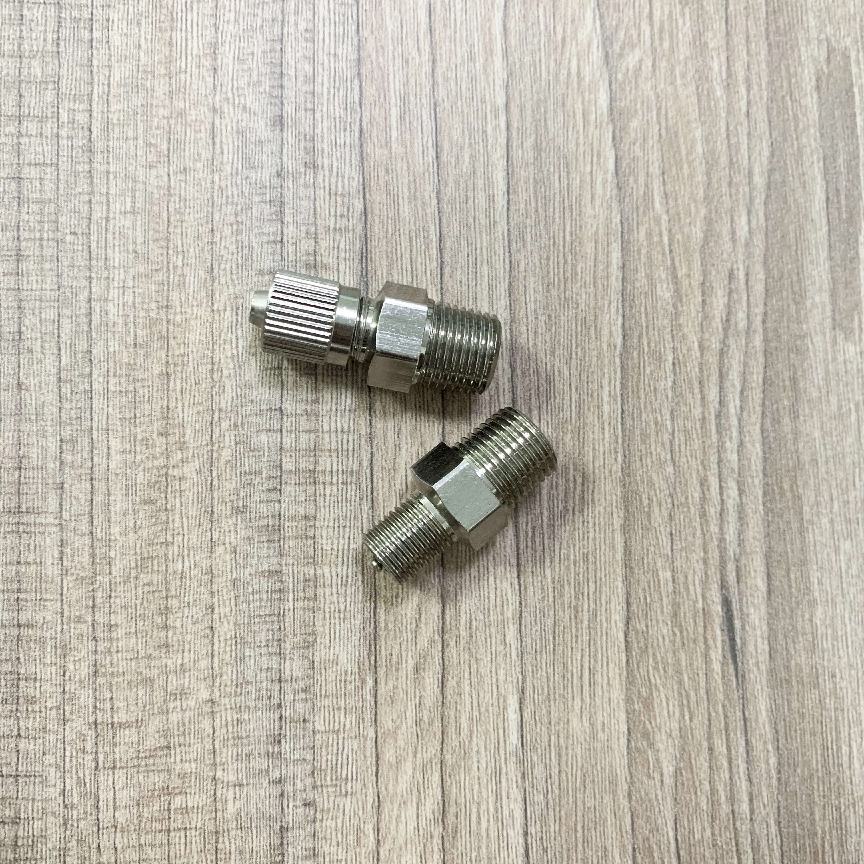 Air Control 1/8" NPT Brass Nickel Plated Schrader Valve