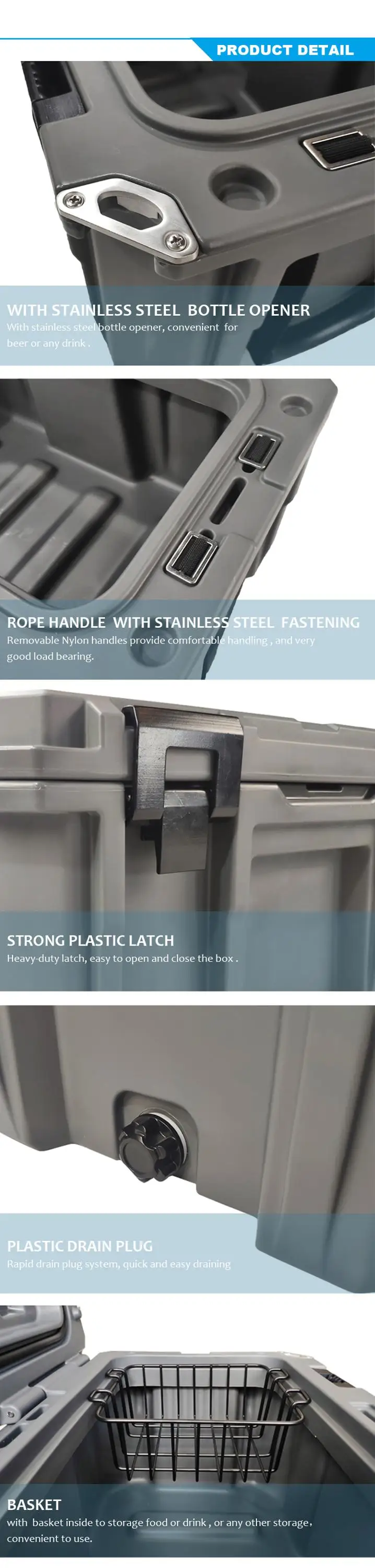 Fashional Ahic 90l Cargo Hardcase Rotomolded Tool Case Box - Buy Tool ...