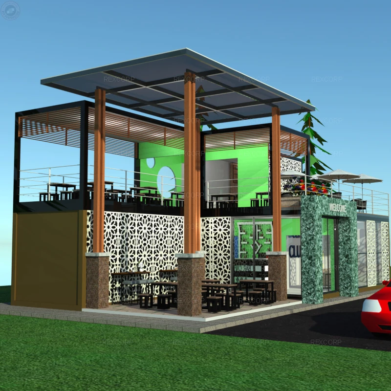 Luxury Flatpack Container Beach Club in Bahrain