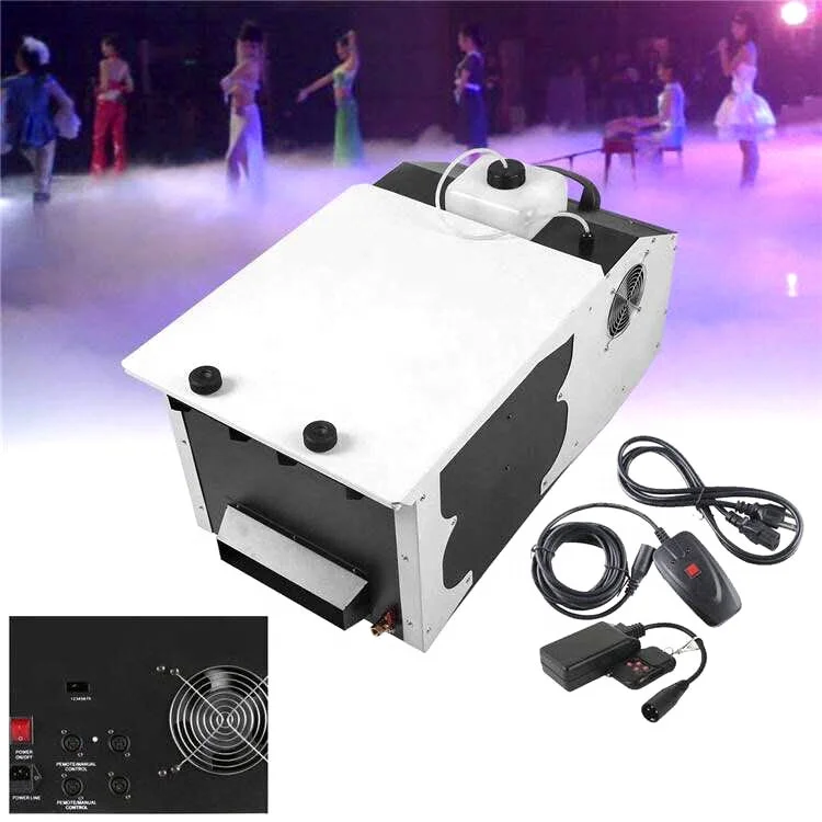 1500W DMX Low Smoke Lying Laying Dry Ice Effect Machine