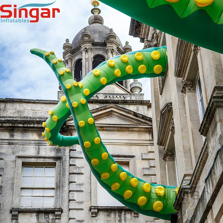 Giant DIY Inflatable Sea Creatures - Octopus Arms for Party Decor