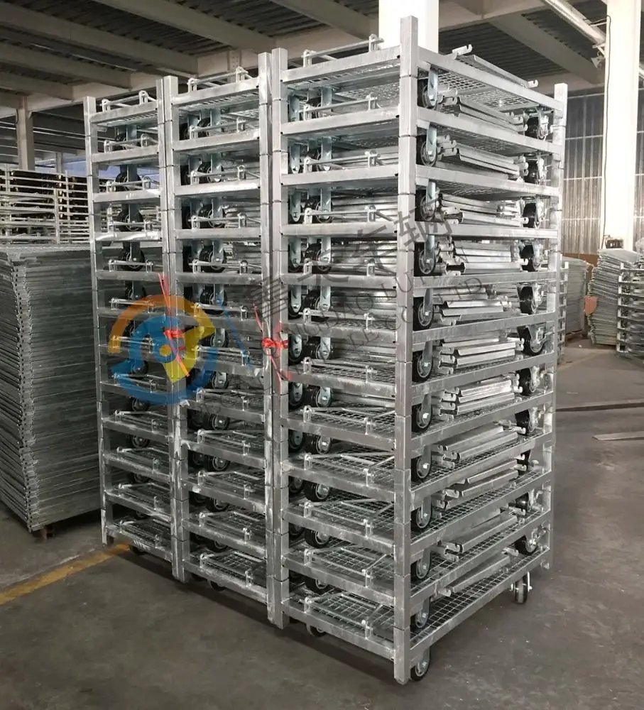 Farm Plant Flower Cc Trolley Galvanized Metal Horticultural Nursery ...