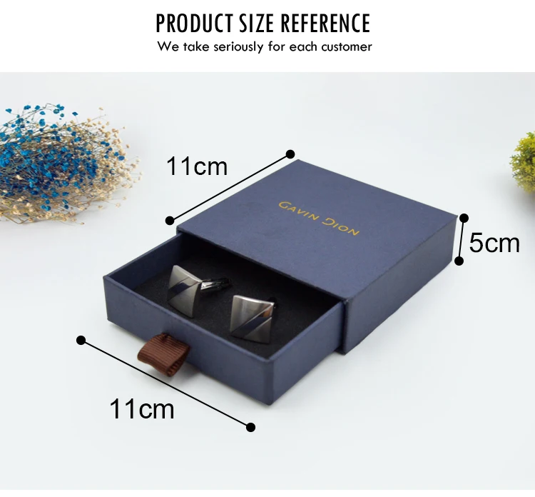 Oem Custom Wholesale Luxury Box Cufflinks Packaging Box Cufflink Gift ...