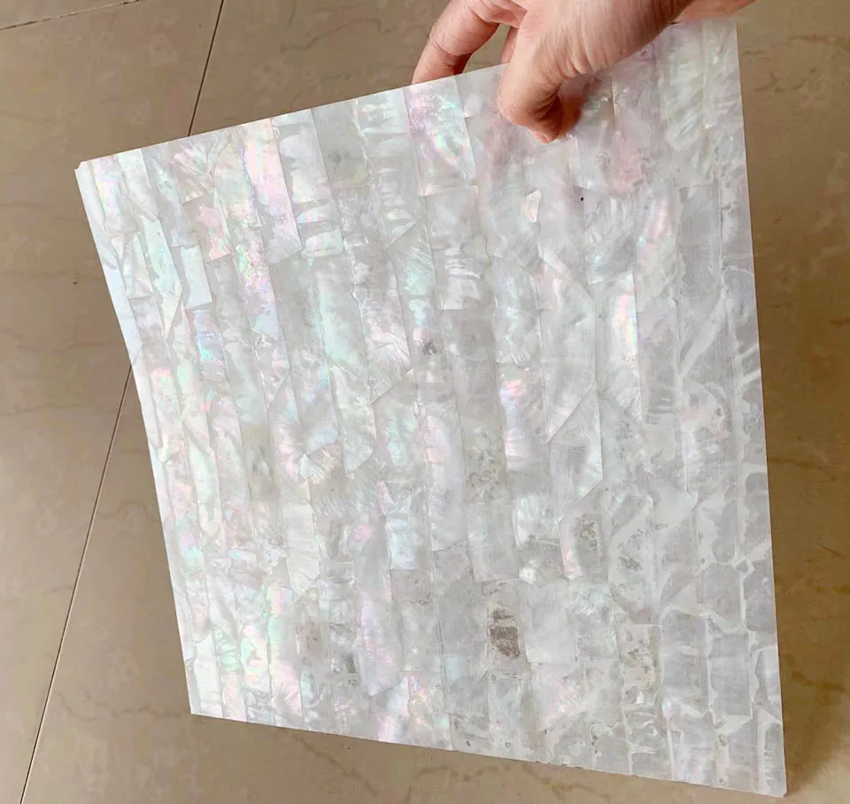 Polished Cheap River Shell Sheet Wall Paper - Buy Shell Laminated ...