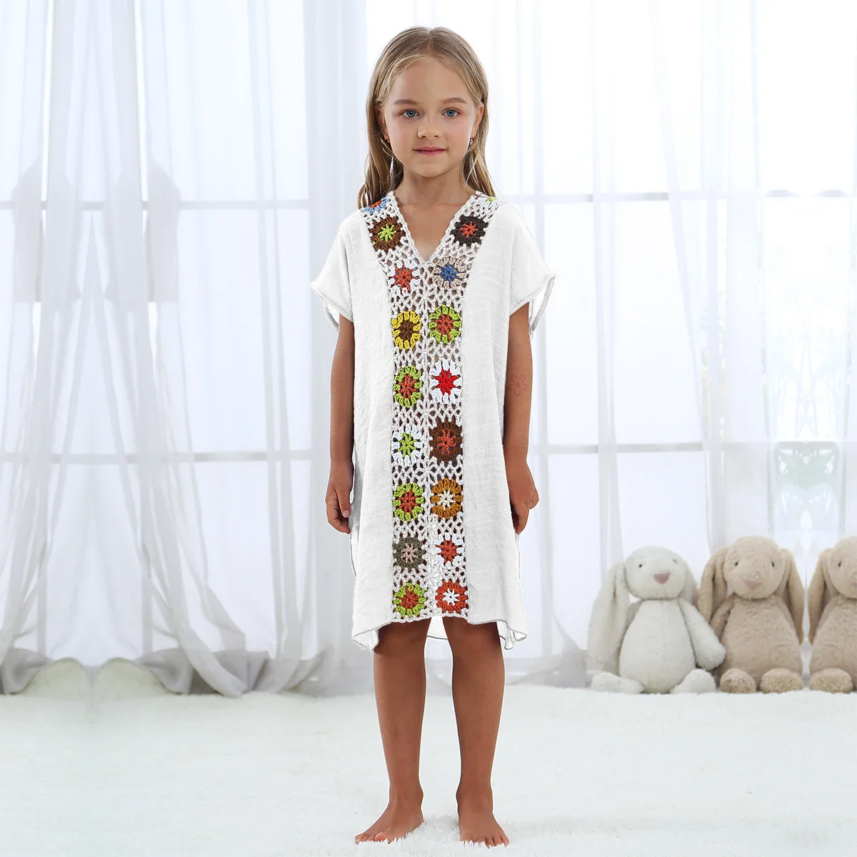 Factory Direct Custom Children Beach Cover Up Child Beachwear Kids ...