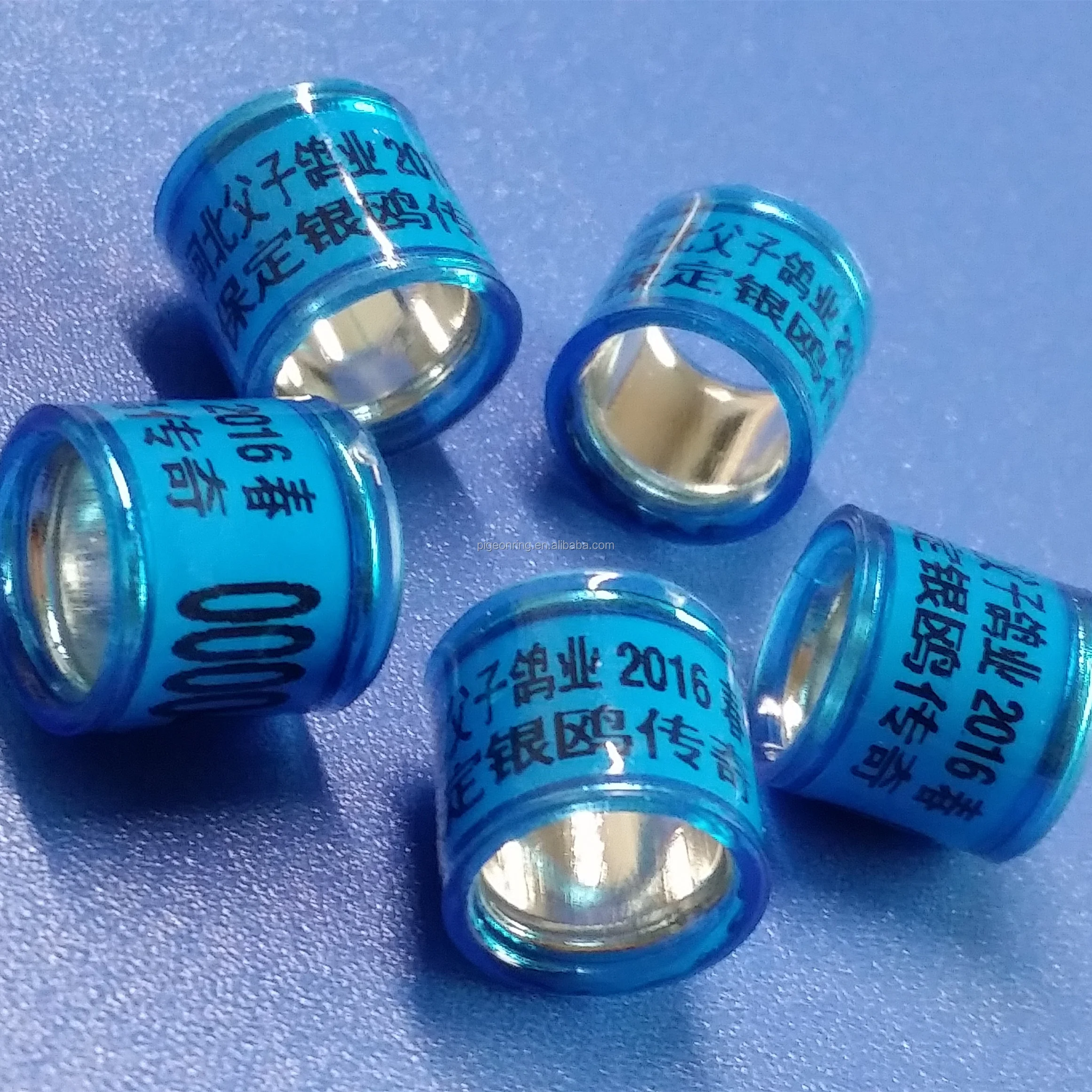 Free Color 9mm Transparent Aluminium&plastic Pigeon Rings Can Be Custom ...