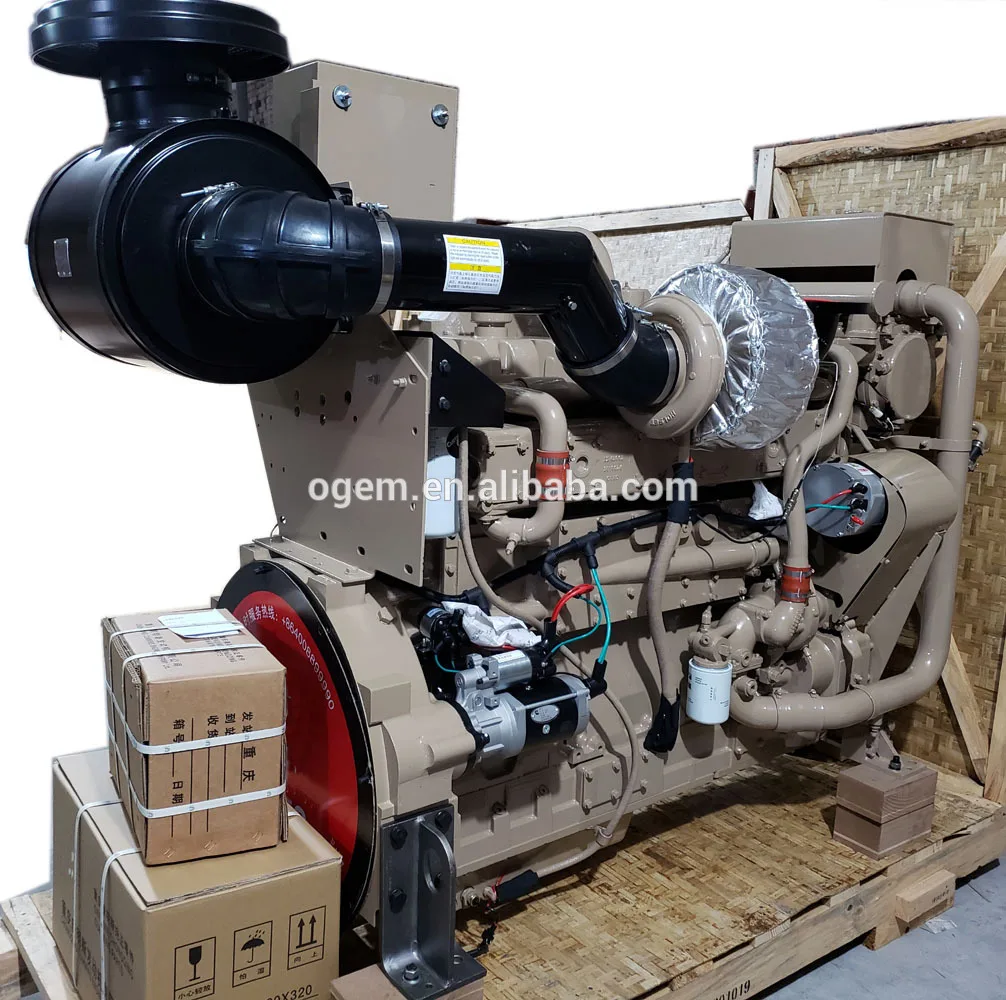 500hp 6 Cylinder Diesel Engine Kta19 Marine Engine For Cummins - Buy ...